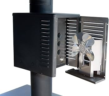 Magic Heat Bottom Crimp Heat Reclaimer for Wood Burning Appliances, 6-Inch