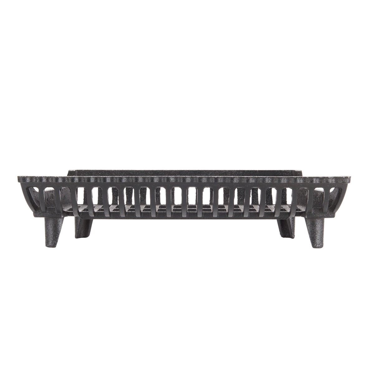 HY-C Liberty Foundry 22" Heavy-Duty Cast Iron Fireplace Grate with 2 ...