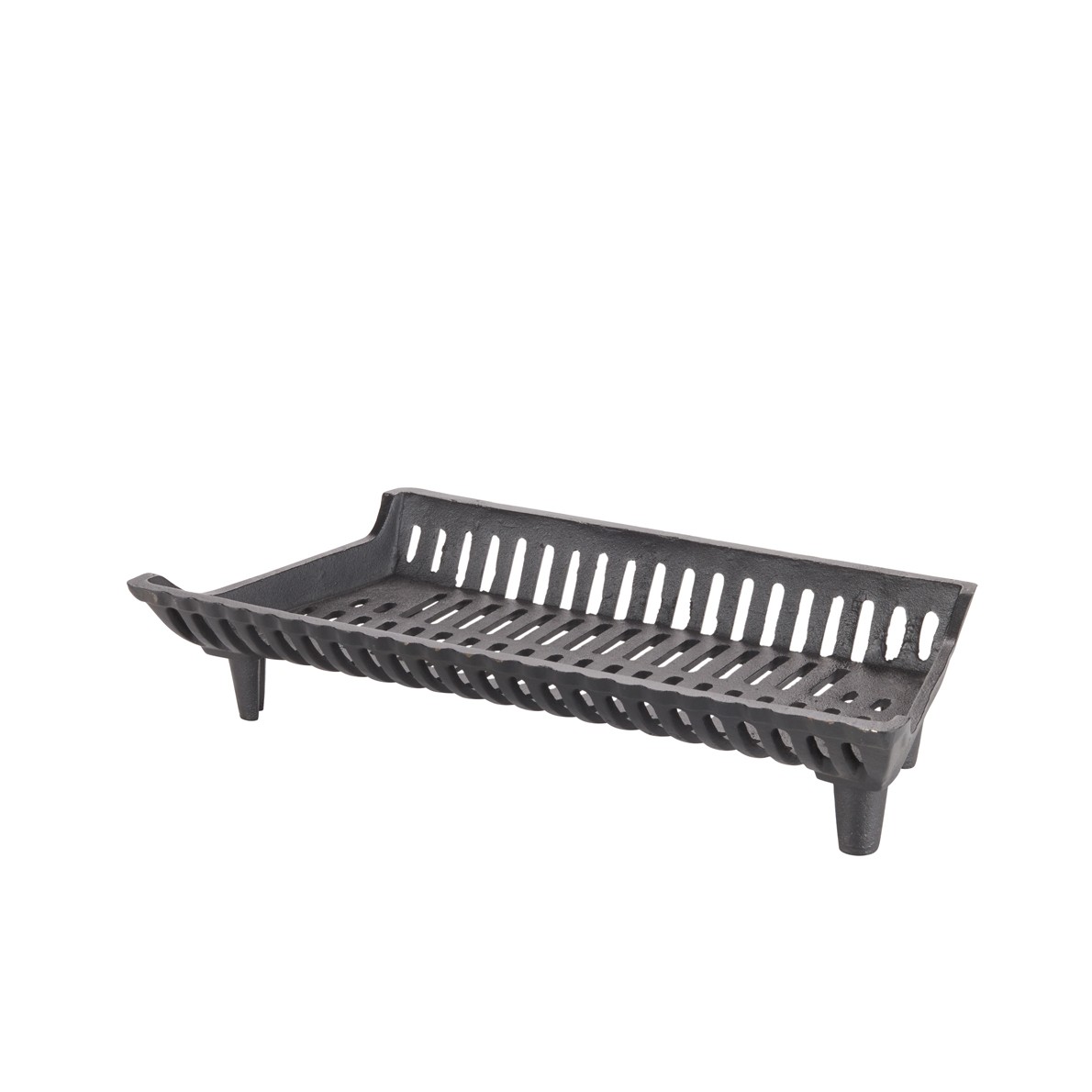 HY-C Liberty Foundry 27" Heavy-Duty Cast Iron Fireplace Grate with 2 ...