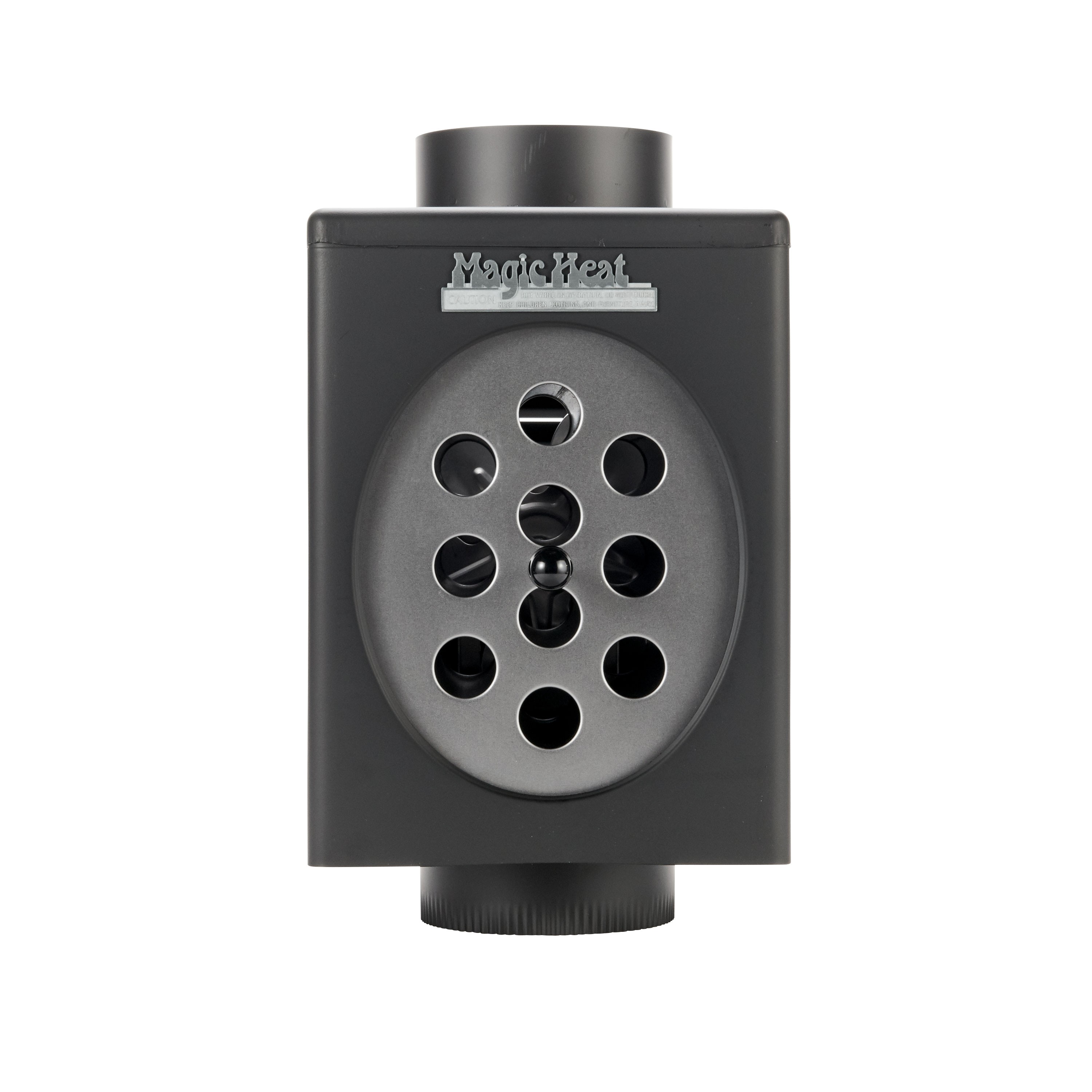 Magic Heat Bottom Crimp Heat Reclaimer for Wood Burning Appliances, 6-Inch