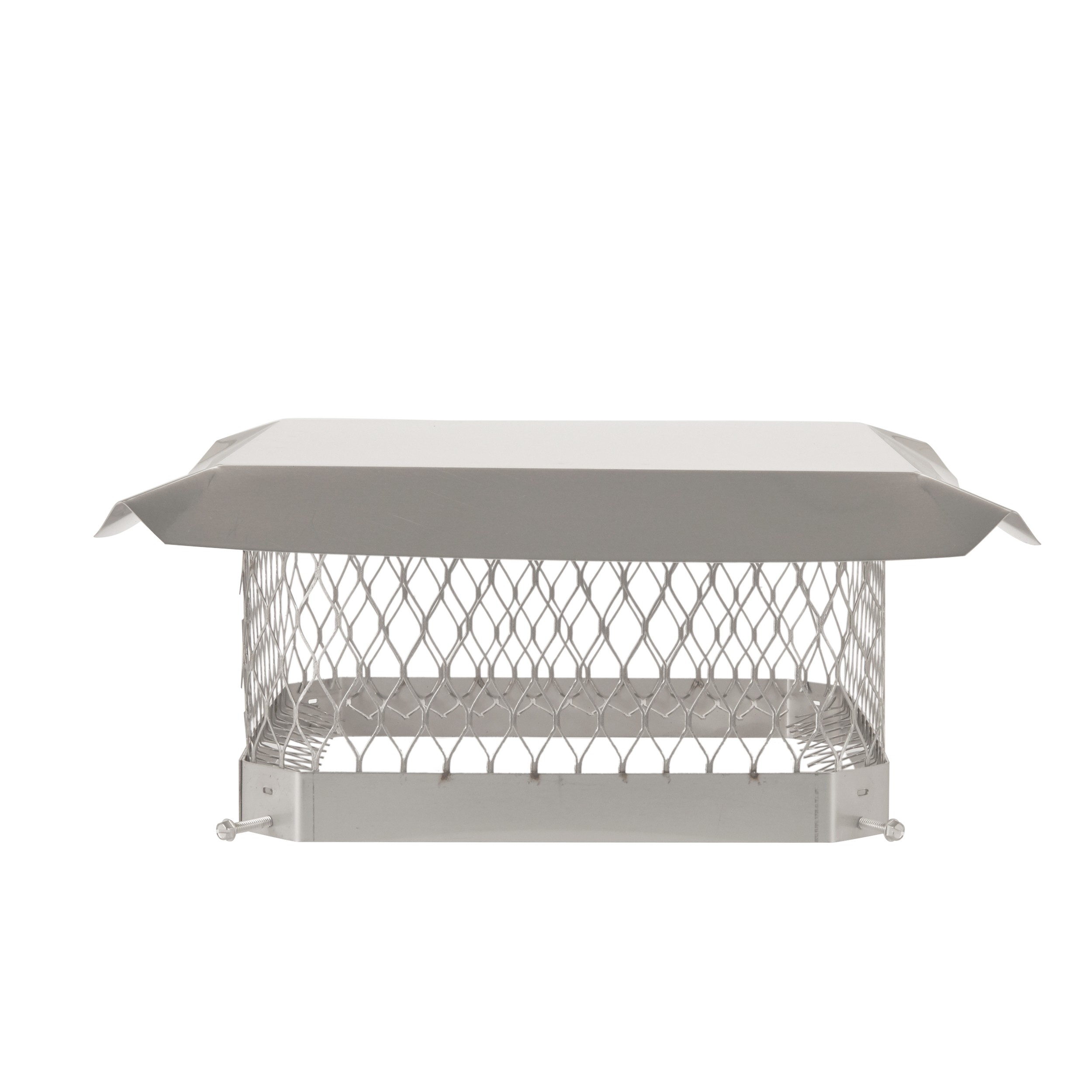 Shelter 13-in. x 13-in. Stainless Steel Single Flue Chimney Cover